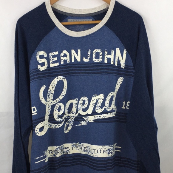 Sean John | Shirts | Sean John Legend 968 Long Sleve Tshirt 3xlt | Poshmark